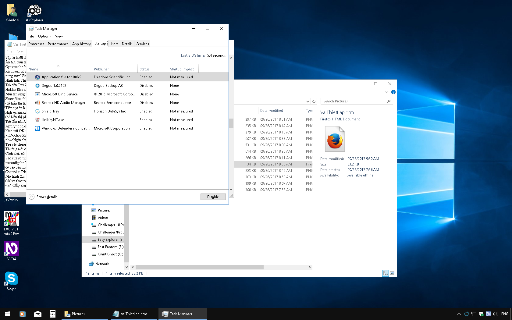 Settings for safe and optimal Windows (Part IV) | Sao Mai Center for ...
